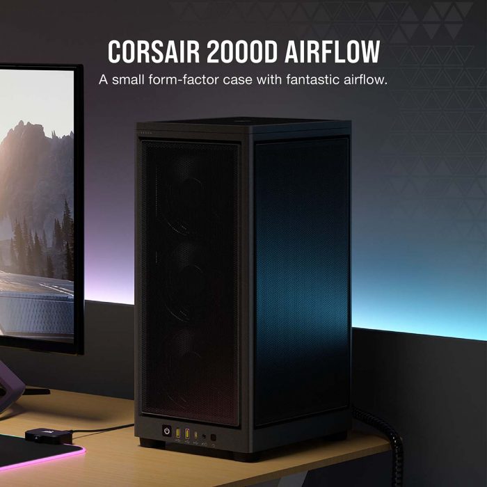 CORSAIR、最大365 mmのVGAが搭載可能なMini-ITX PCケース「CORSAIR 2000D Airflow」発売 ...