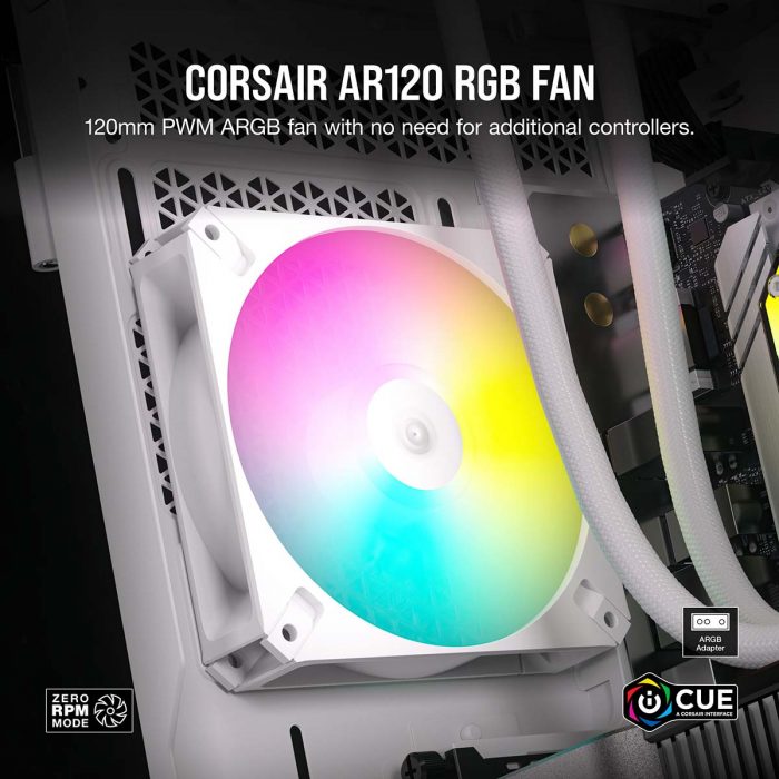 CORSAIR AR120 RGB White | 株式会社リンクスインターナショナル