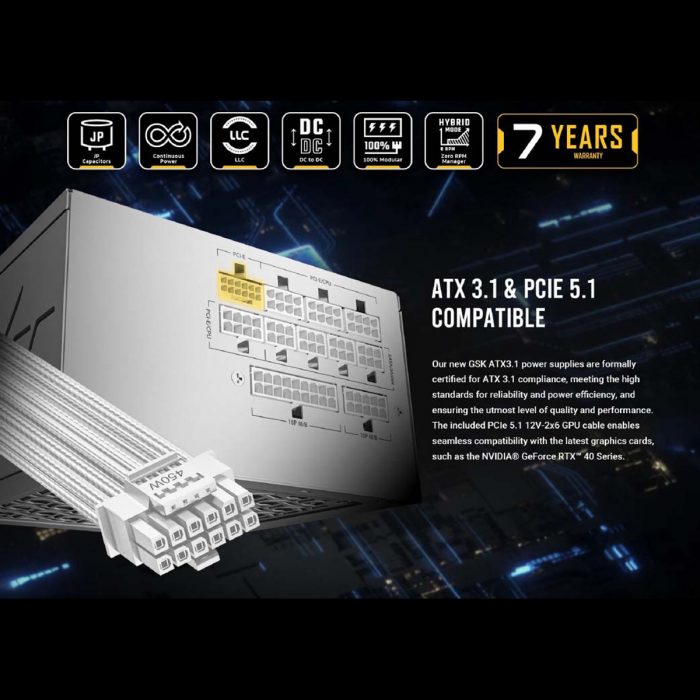 Antec GSK850 ATX3.1 White | 株式会社リンクスインターナショナル