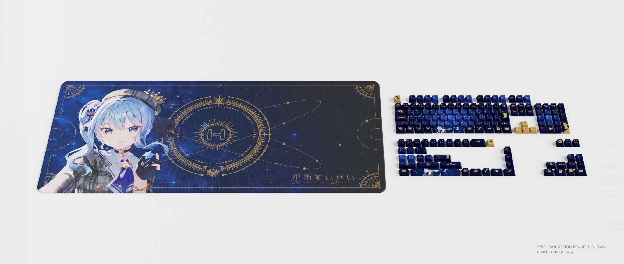 HYTE Hoshimachi Suisei Keycap + Mouse Pad | 株式会社リンクスインターナショナル